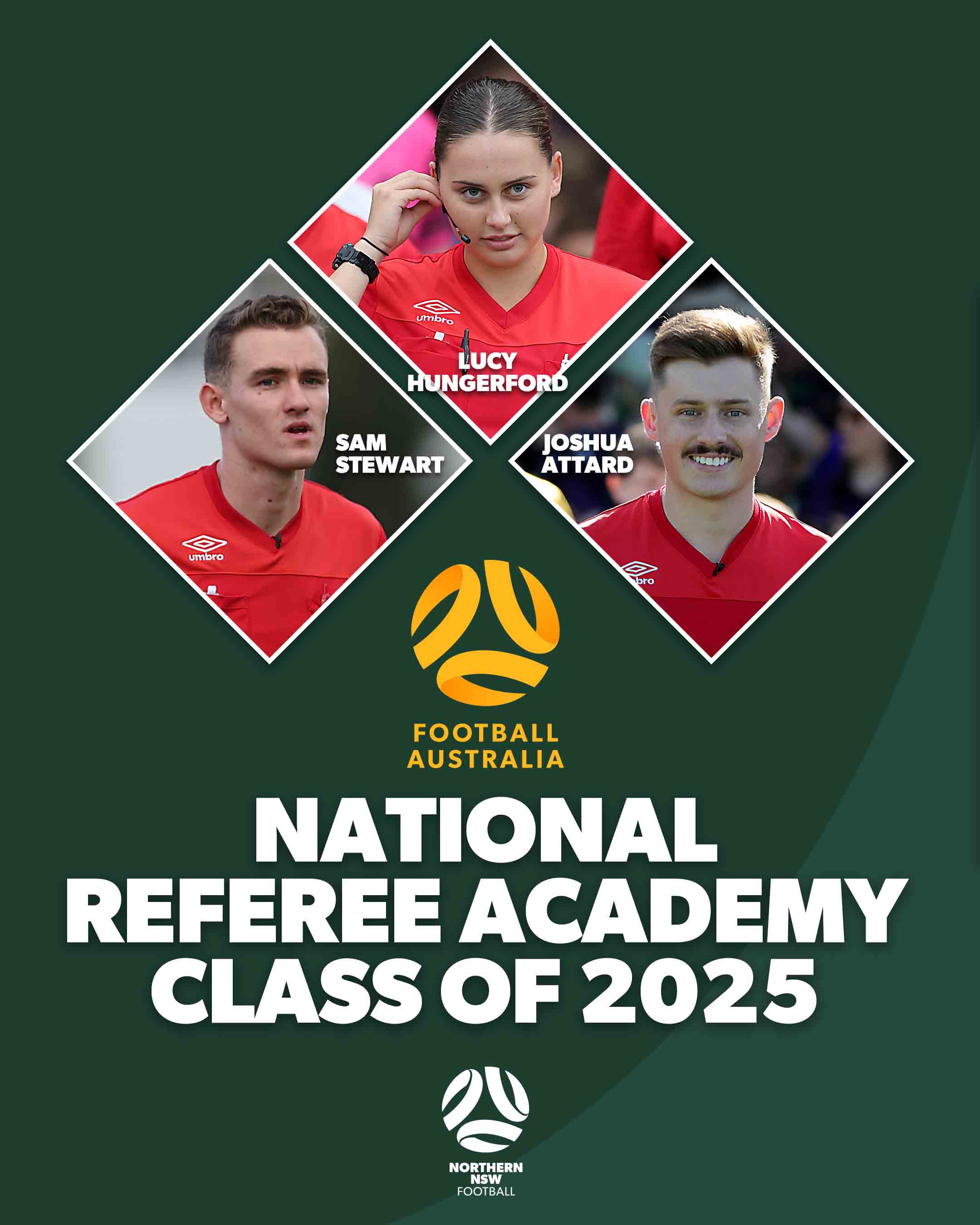 NNSWF trio selected for FA National Referee Academy | Northern NSW Football